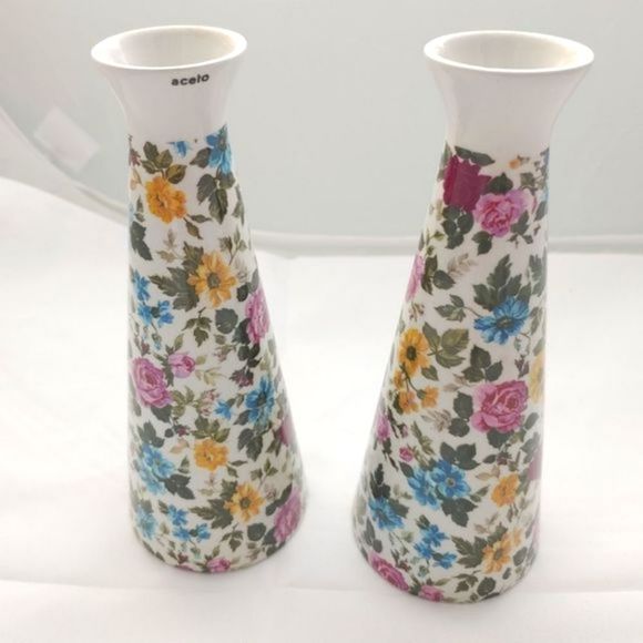 Franco Pozzi | Accents | Italian Floralceramicbud Vase Or Oil And ...
